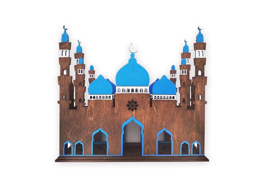 Wooden Mosque Lantern for 3 Tealights Different Colors - Etsy