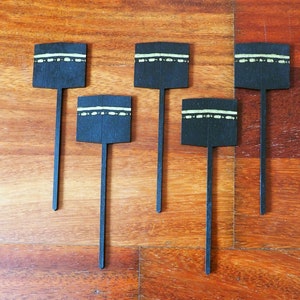 Kaaba Topper, 5 in Set, Ramadan Decoration, Eid, for Cake, Flowerpot ...