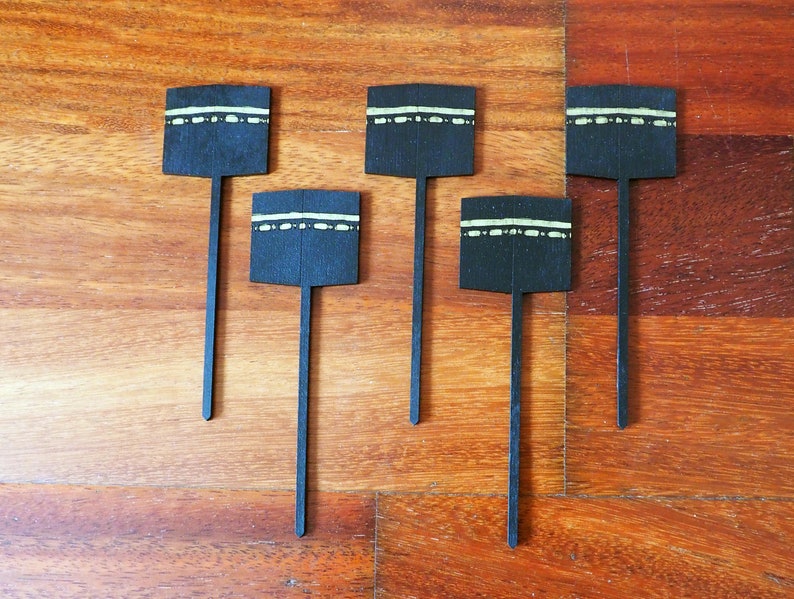 Kaaba Topper 5 in Set Ramadan Decoration Eid for Cake - Etsy