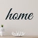 Home Metal Word Sign | Custom Steel Wall Art | Personalized Home Decor ...