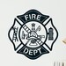 Firefighter Cross Metal Sign | Steel Wall Art | Home Decor - Etsy