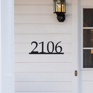 Personalized House Address Steel Sign Custom Metal Numbers Plaque - Etsy