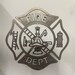 Firefighter Cross Metal Sign Wall Art Decor - Etsy