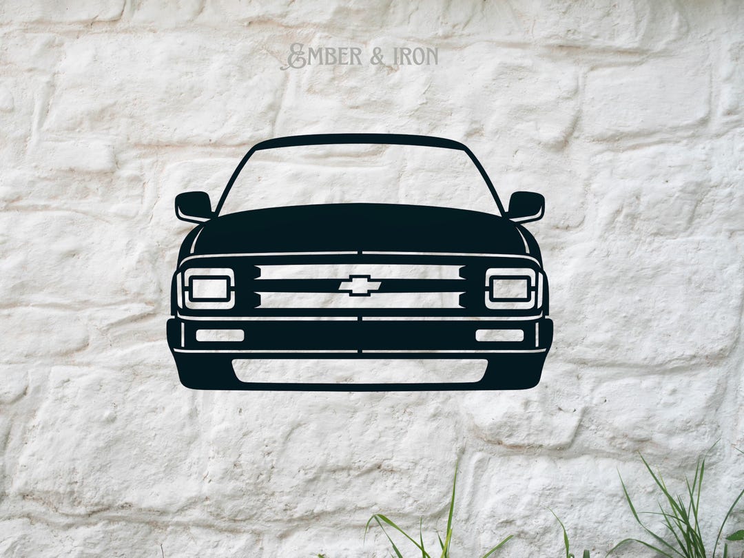 Chevy S-10 Metal Sign | 1994-1997 Classic American Mini Truck | Blazer ...