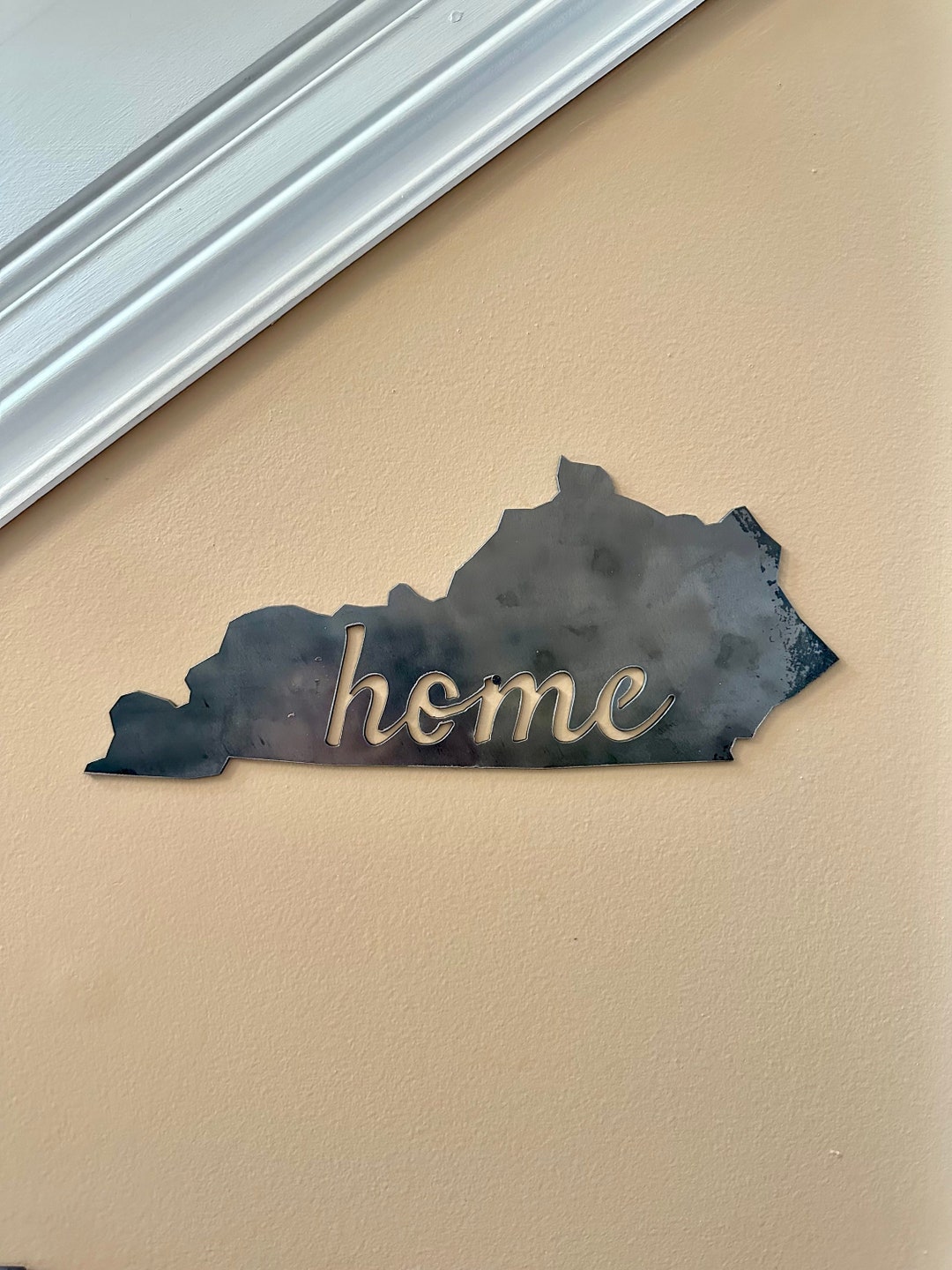 Home State Metal Sign You Choose - Etsy