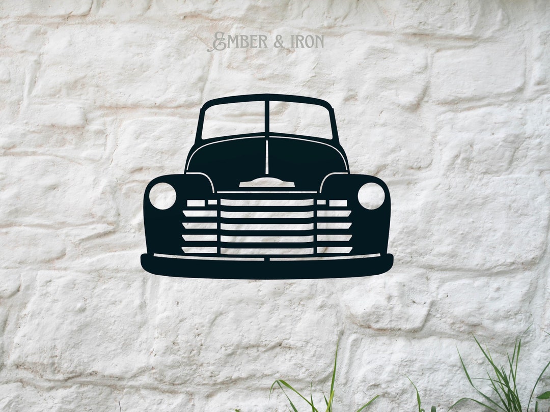 Chevy 3100 Metal Sign | 1947-1953 Classic Muscle Truck | Steel Wall Art ...