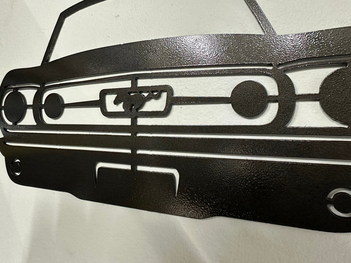 Mustang Metal Sign | 1964 -1967 Classic Muscle Car | Steel Wall Art ...