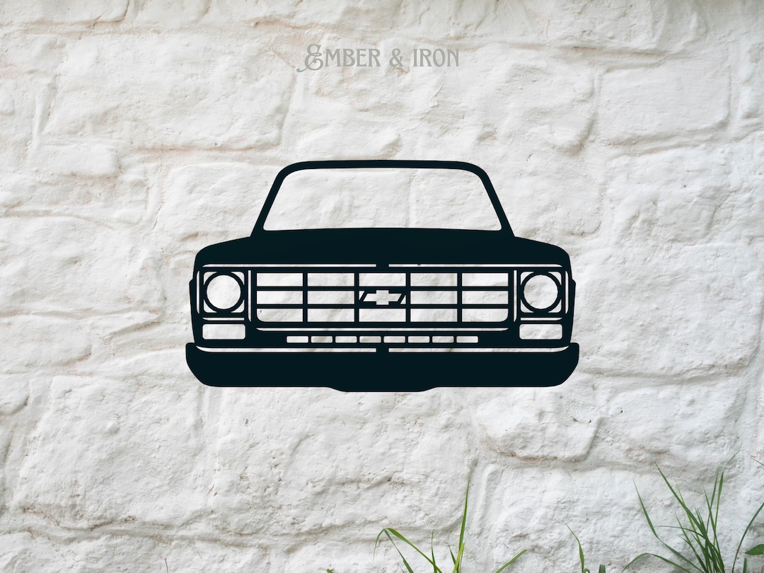 Chevy K10 Metal Sign | 1973-79 Classic American Muscle Truck | Steel ...