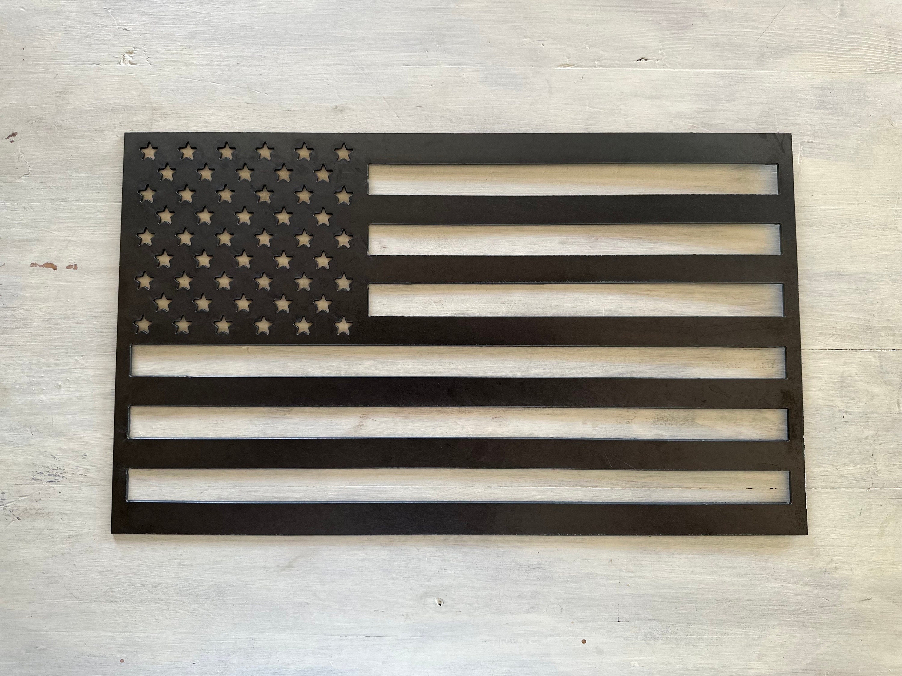 American Flag Steel Patriotic Metal Sign Wall Art Decor - Etsy