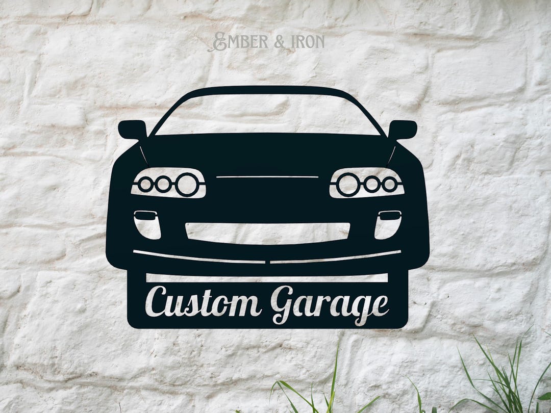 Personalized Supra MK4 Metal Sign | 1993-2002 JDM Street Car | Steel ...