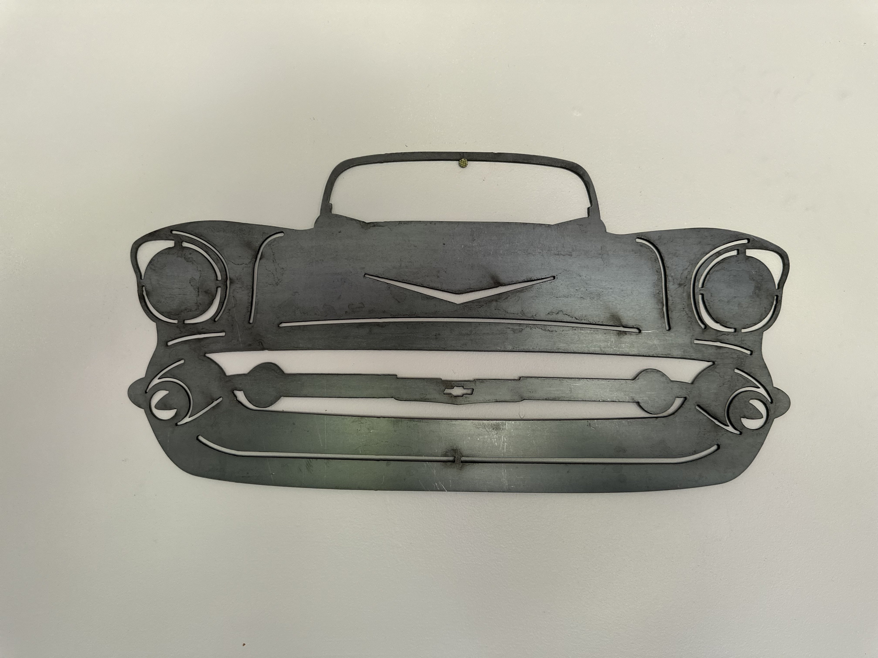 Chevy Bel Air Metal Sign | 1957 Classic Car | Steel Wall Art | Metal ...