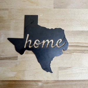 Home State Metal Sign You Choose - Etsy