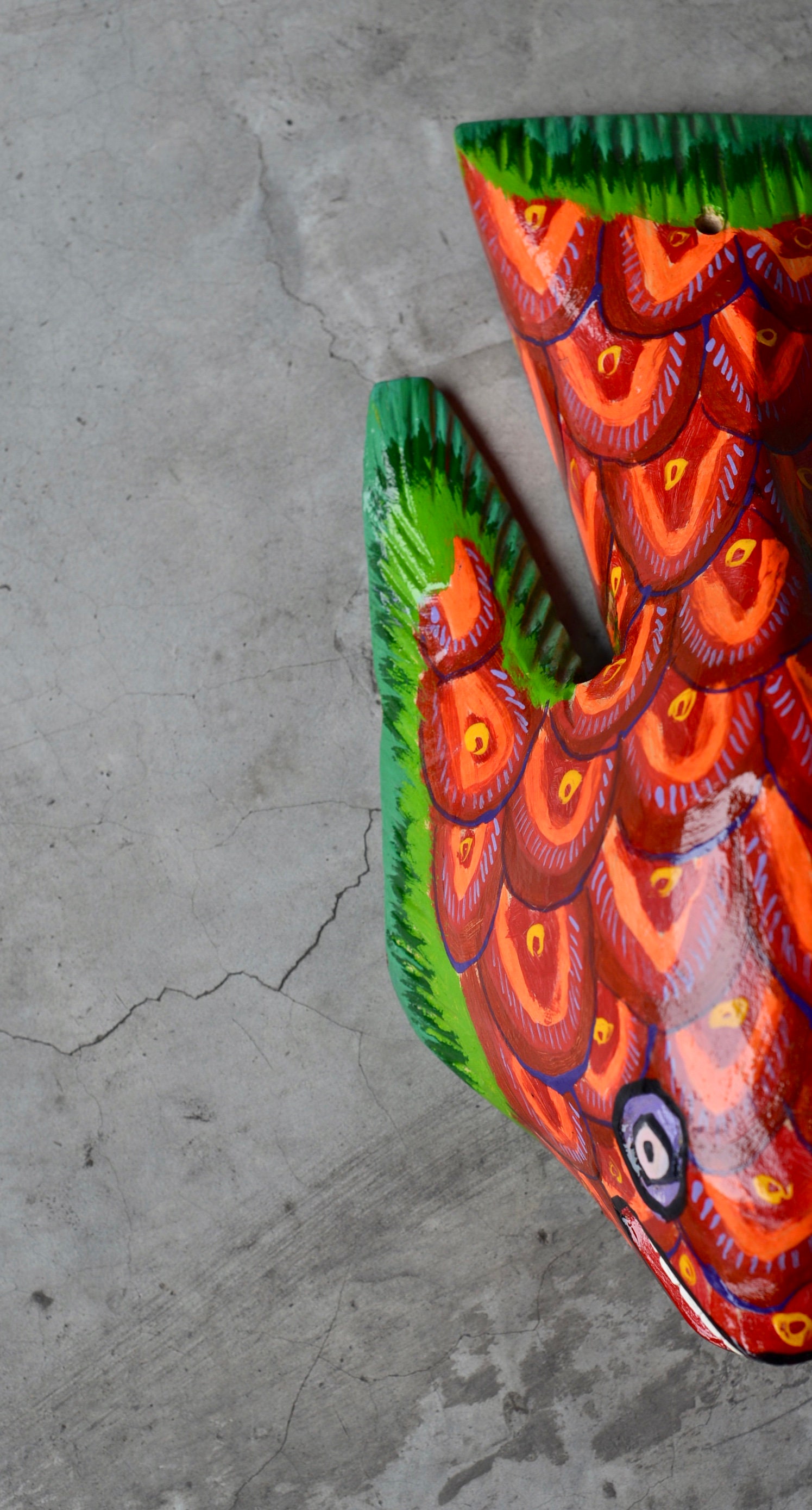 Fish Mask Fish Wooden Mask Home Decor Ethnic Decor | Etsy