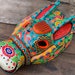 Red Horse Mask Hand-carved Hand-painted From Guatemala Home Decor Art ...