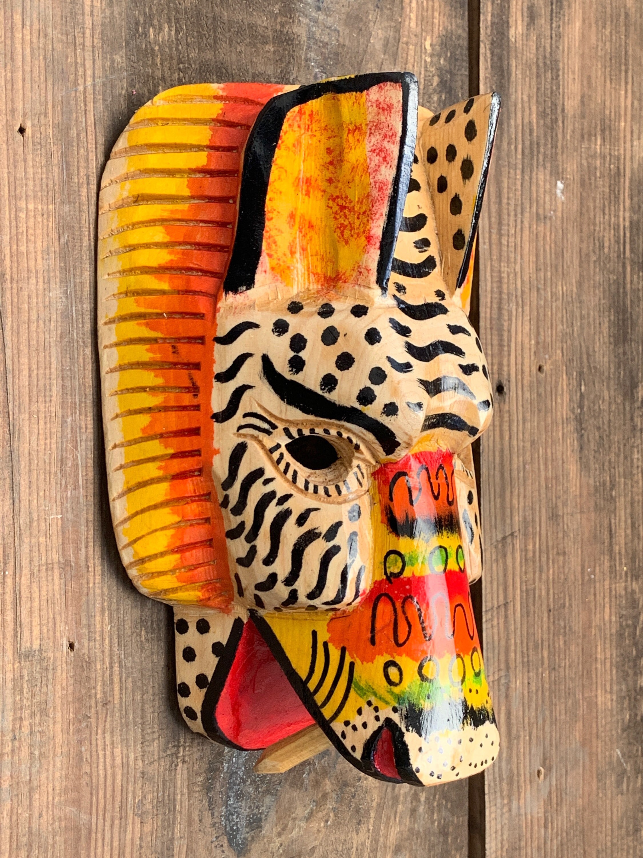 Cool Yellow and Black Lion Handcraft Guatemala Handmade - Etsy