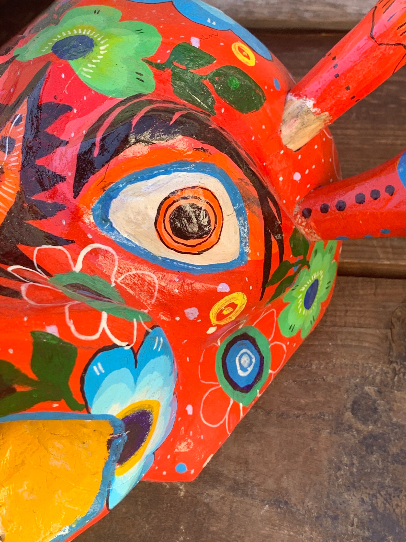 LARGE and Unique Guatemalan Dragon Mask Hand-carved - Etsy