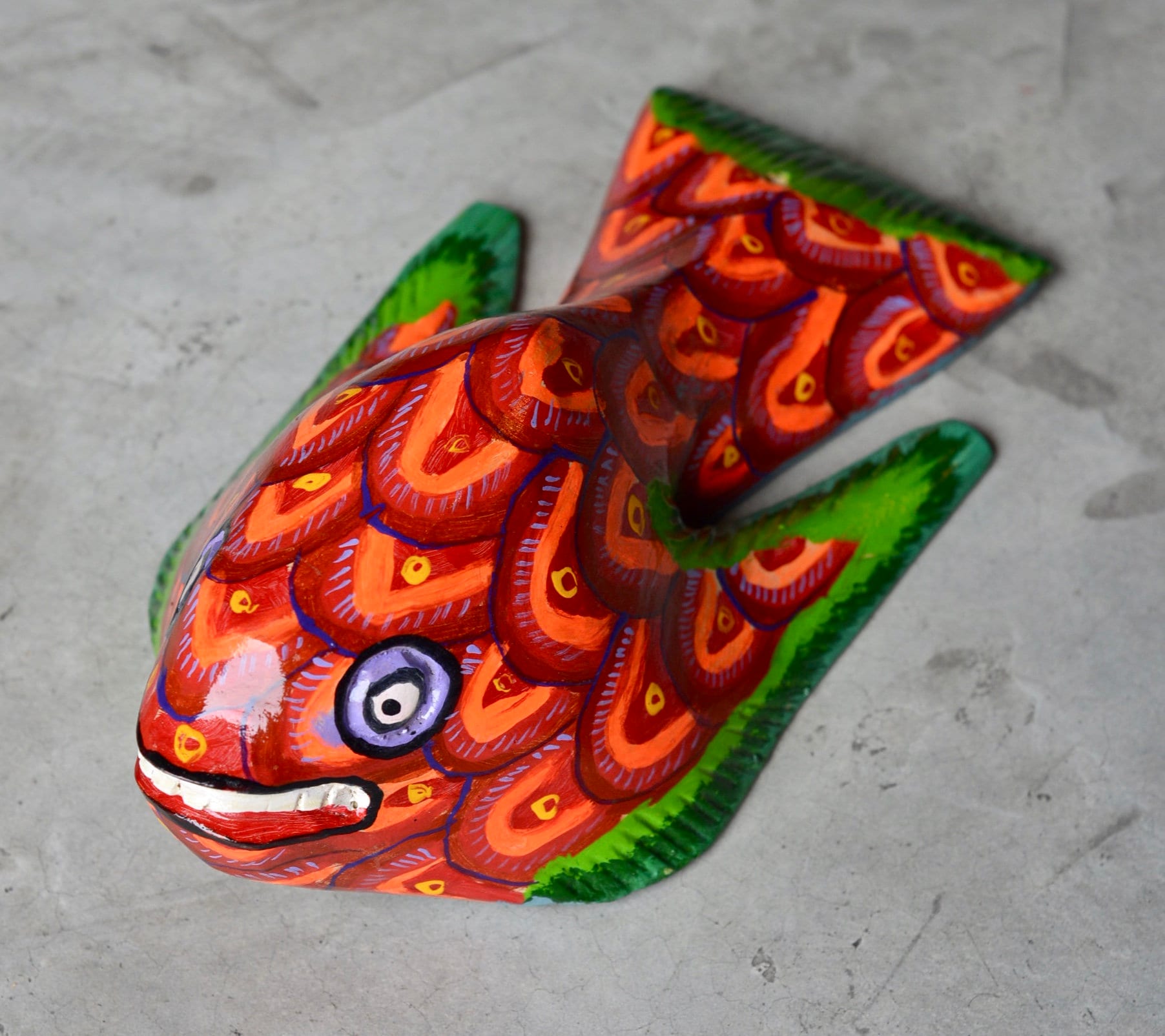 Fish Mask Fish Wooden Mask Home Decor Ethnic Decor - Etsy