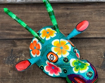 Wooden Fox Mask - Etsy