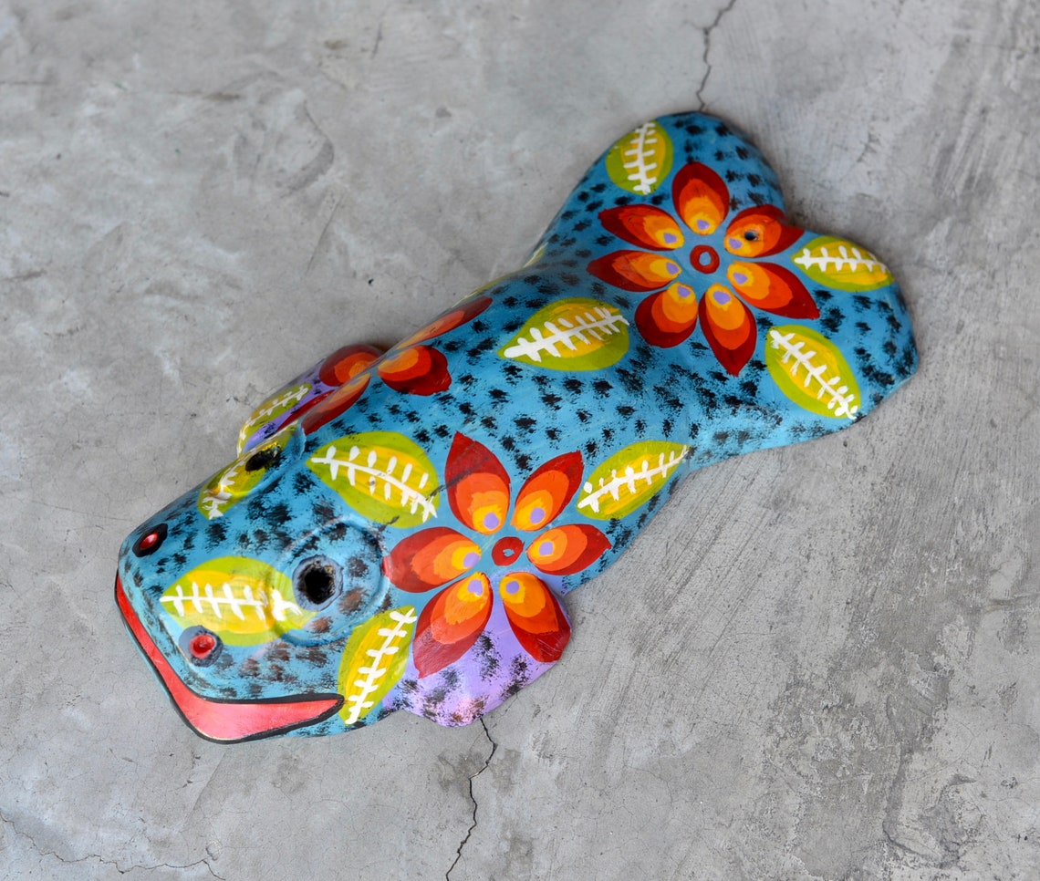 Smiley Blue Fish Fisk Mask Fish Handcraft Funny Mask - Etsy