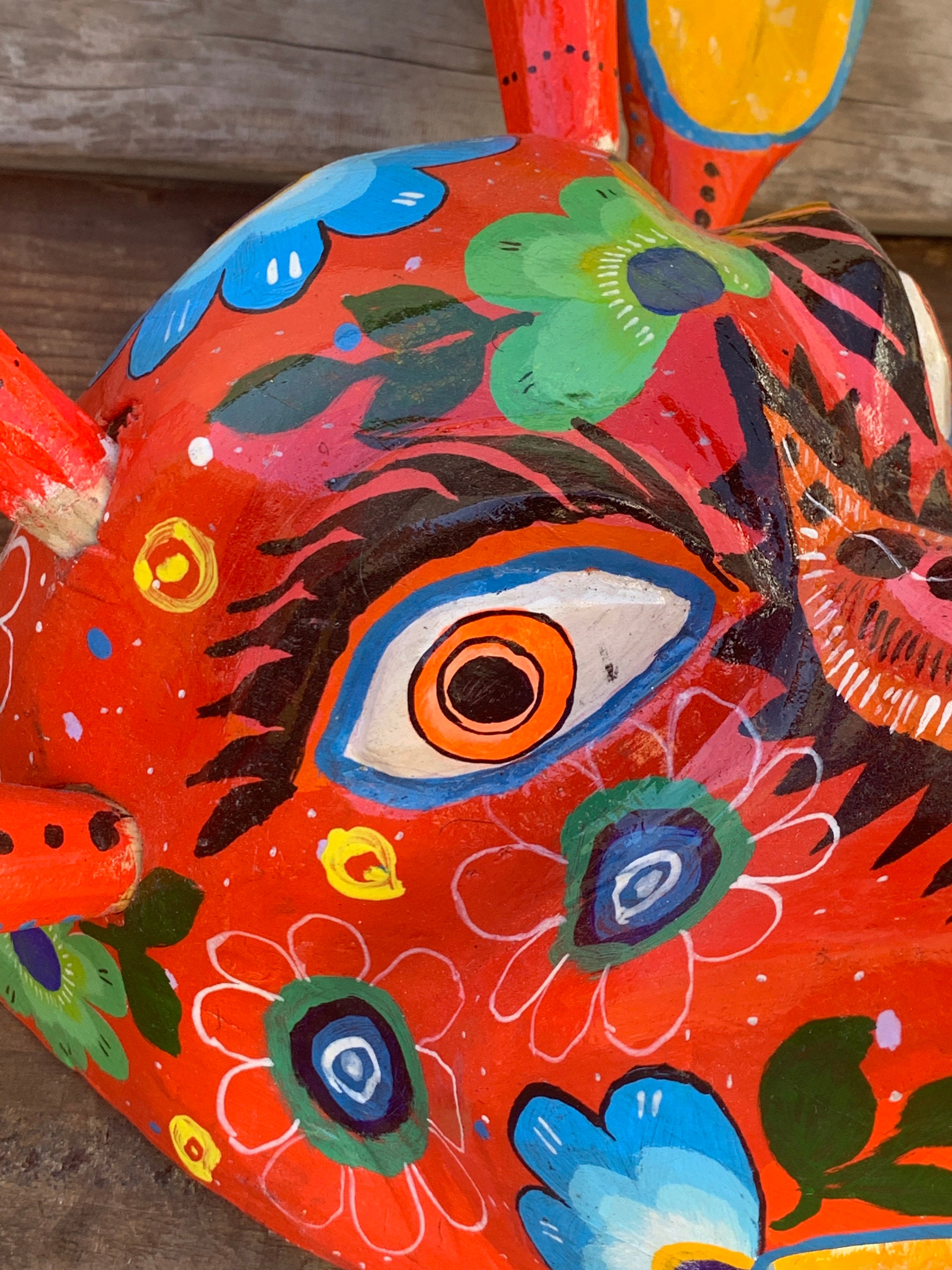 LARGE and Unique Guatemalan Dragon Mask Hand-carved - Etsy