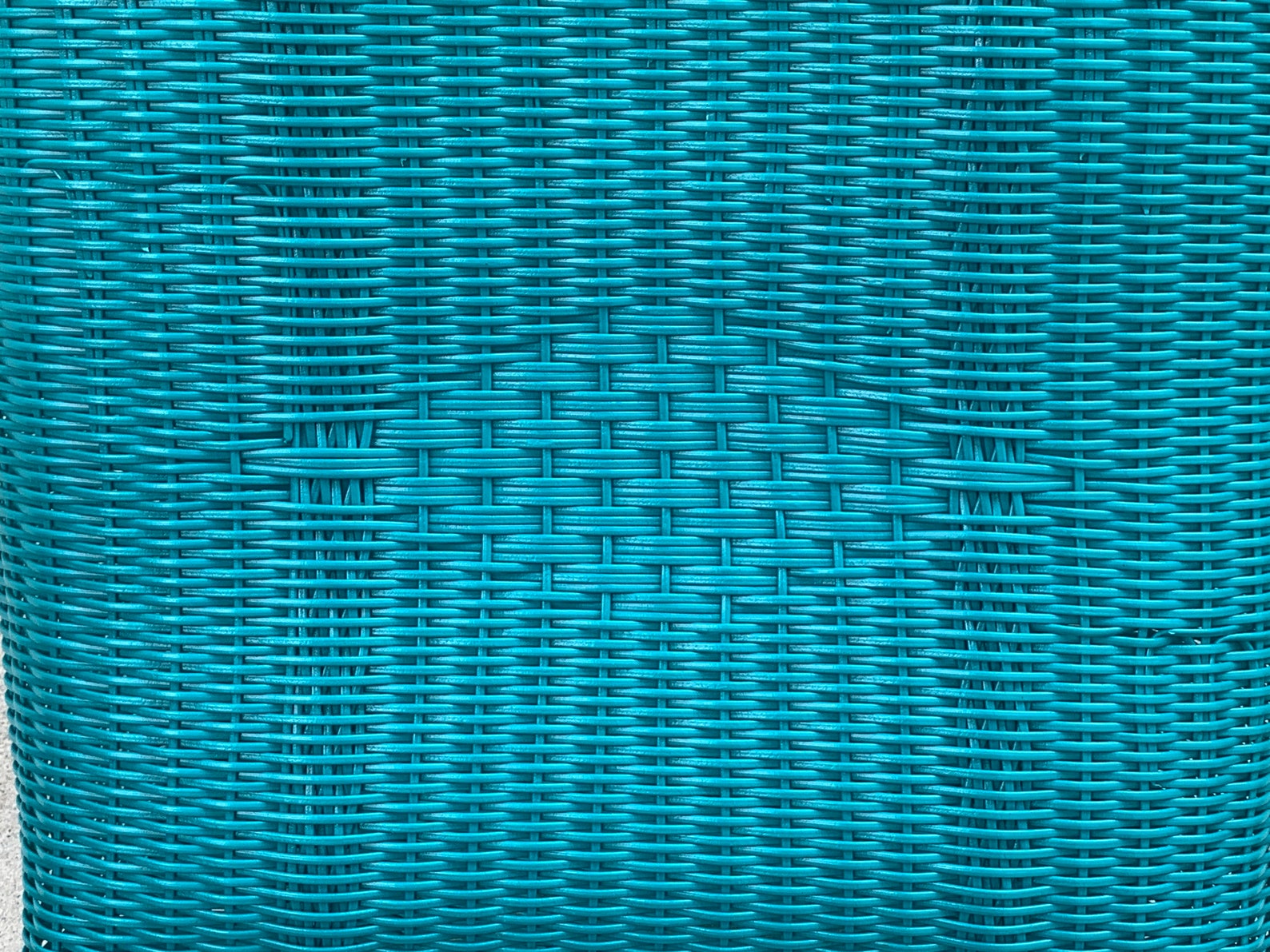 Turquoise Woven Guatemalan Turquoise Plastic Market Basket | Etsy