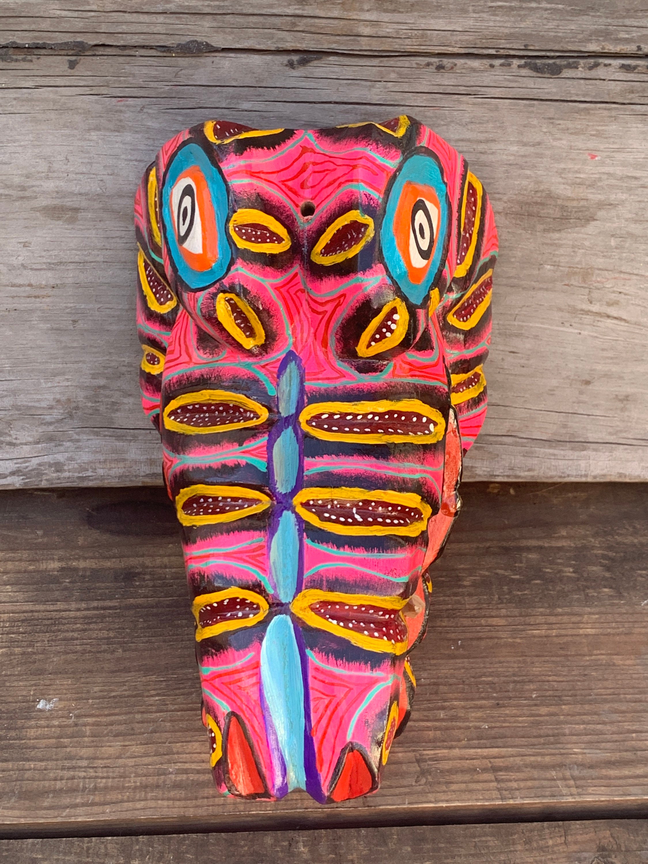 Art Objects Art & Collectibles Mexican Pink Croc Handcraft Primitive ...