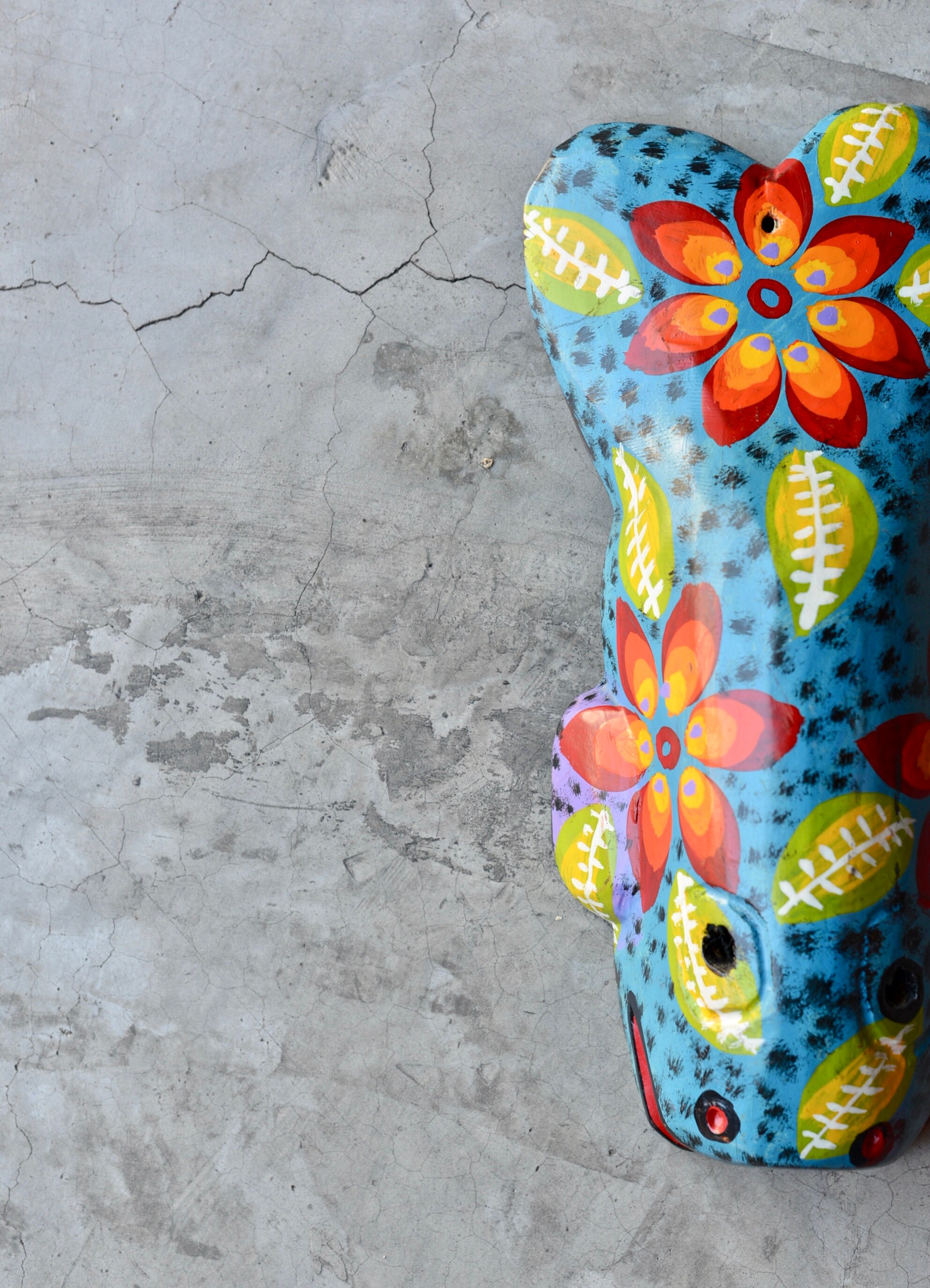 Smiley Blue Fish Fisk Mask Fish Handcraft Funny Mask | Etsy