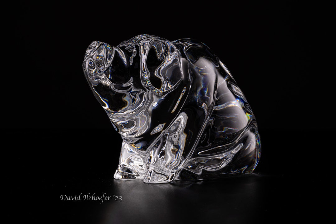 Waterford Crystal Pig / Waterford Crystal Animal / Crystal Paperweight ...