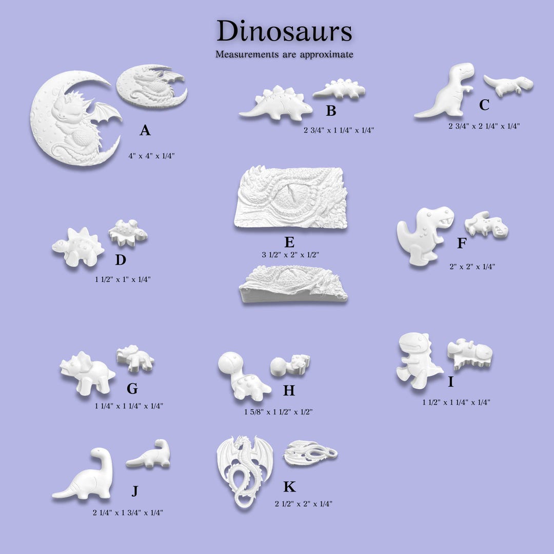 Dinosaur & Dragon Craft Blanks | Playful Dinosaurs, Dragon Eye Baby ...