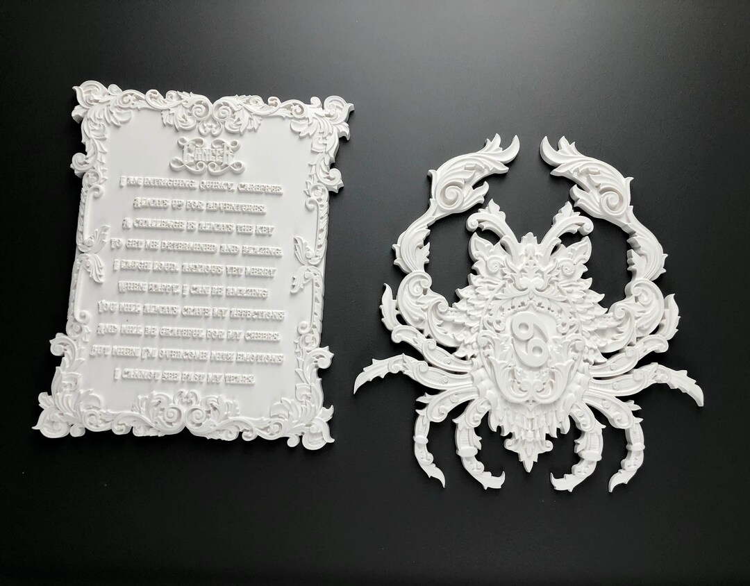Cancer Zodiac Sign / Paintable Crafts / Zodiac Sign Art / Cancer Crab ...