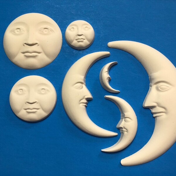 Moon Faces - Etsy