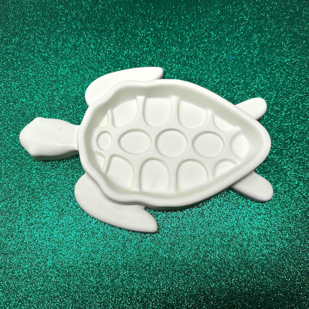 Sea Turtle Trinket Tray / Decorative Sea Turtle Tray – Paintable or ...