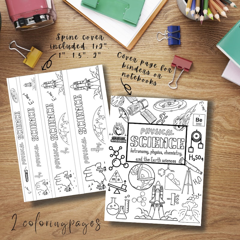 Biology Binder Cover - Etsy