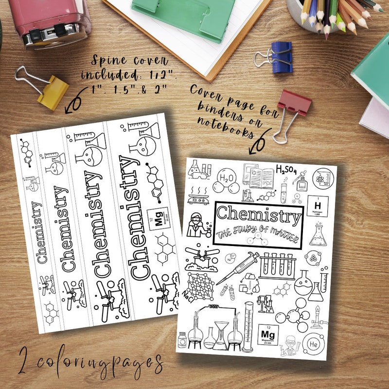 Biology Binder Cover - Etsy