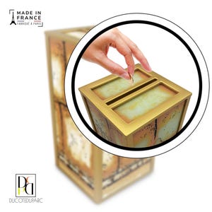 Personalized Jewish Box – David Ben-gurion Tzedakah Box – Elegant ...