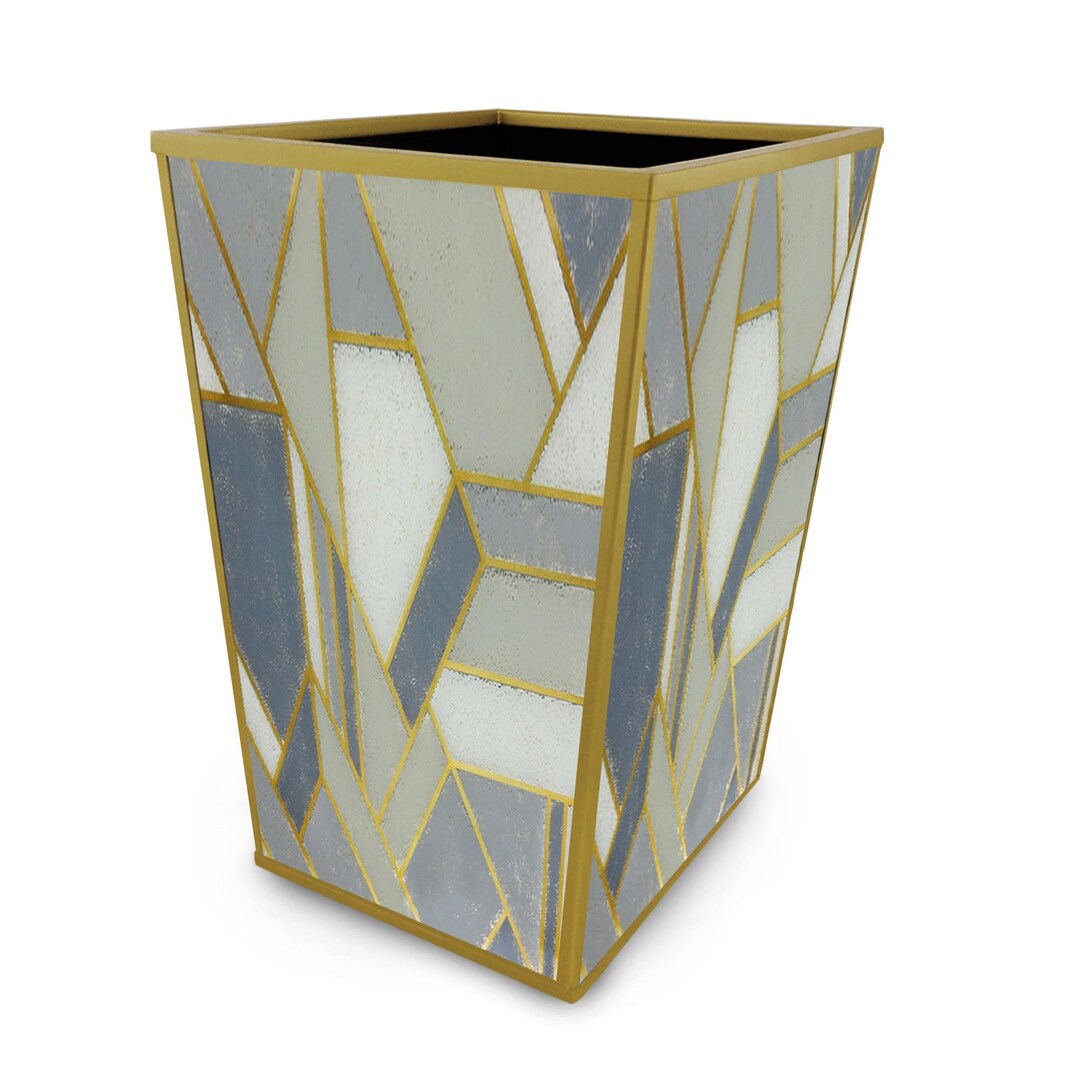 Decorative Garbage Can Art Deco Vintage Design Handmade Decorative ...