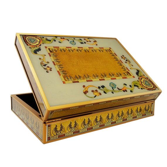 Tea bag holder Traditional Italian Style with Flowers and | Etsy