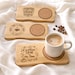 Coffee Lover's Coaster, Handcrafted Hardwood - Etsy