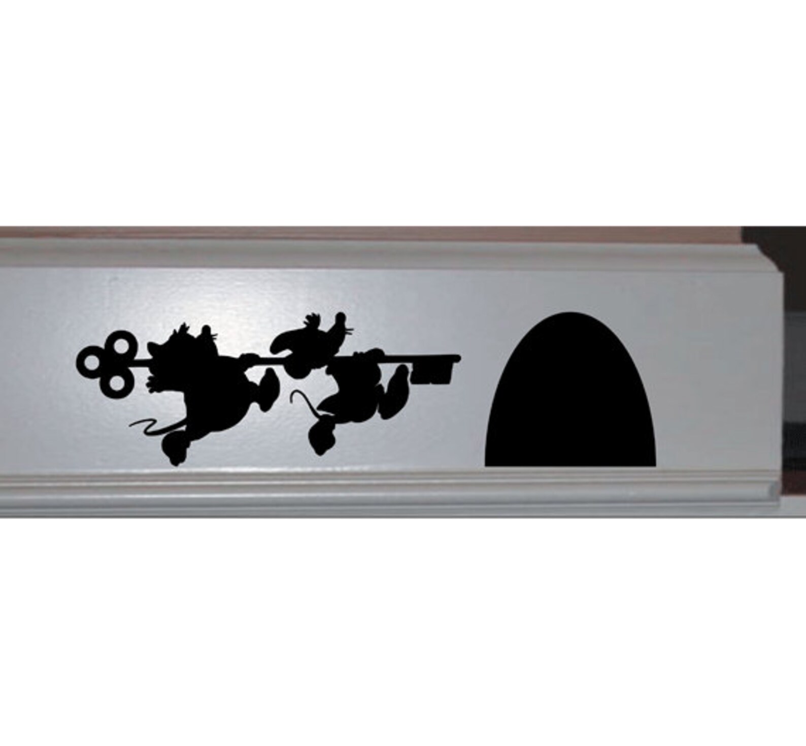 Jaq and Gus Baseboard Decal Disney Stocking Stuffer Disney | Etsy