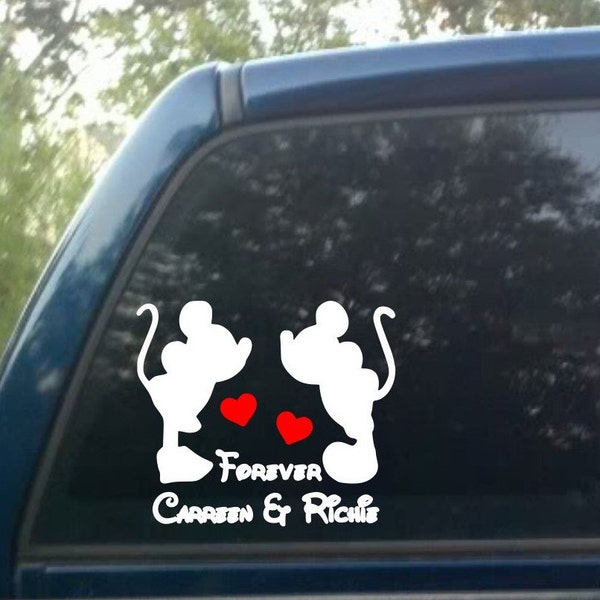 Couple Car Decals - Etsy