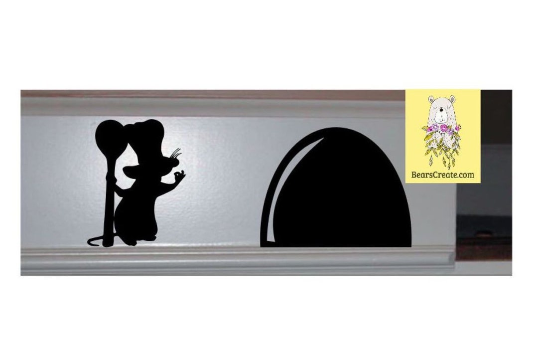 Ratatouille Wall Decal, Disney Home Decor, Remy Baseboard Decal, Anyone ...