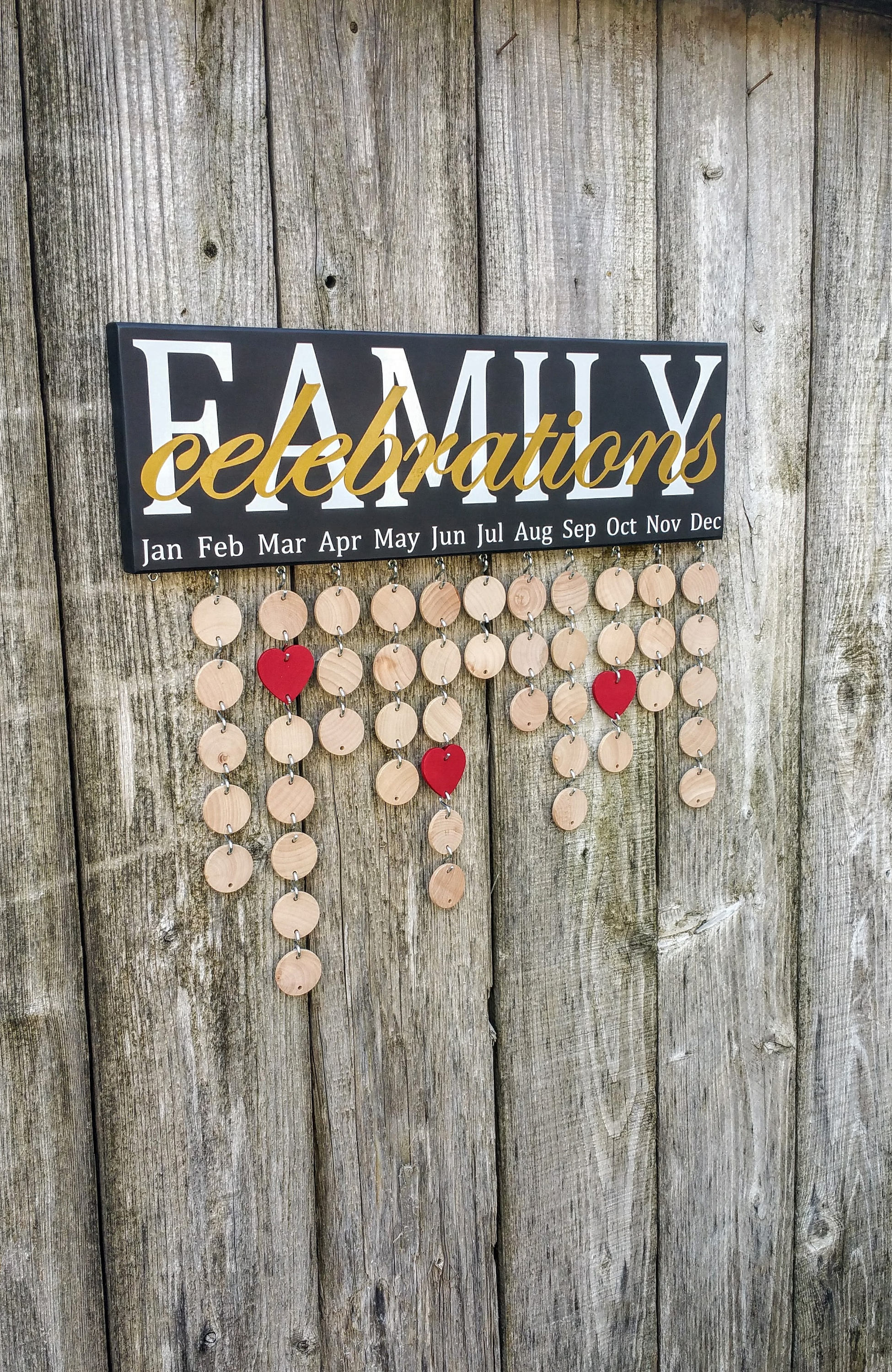 Family Celebration BoardBirthday Calendar Family Celebration | Etsy