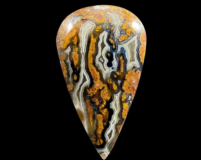 Turkish Ultra Rare Pseudomorph Plume Agate Cabochon - Etsy