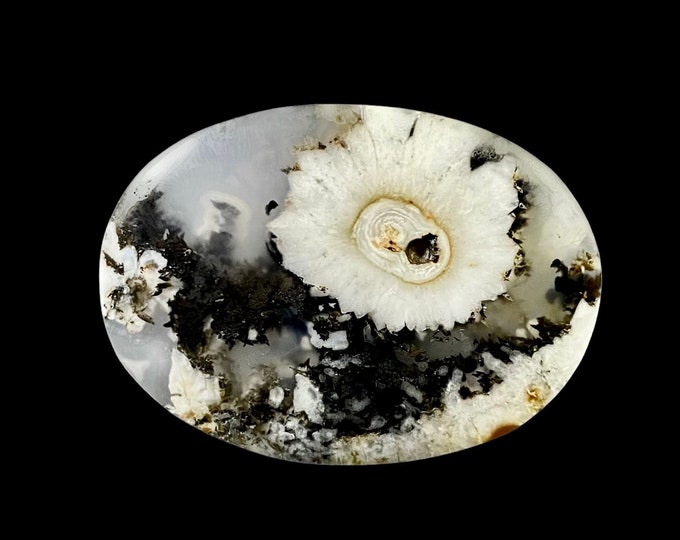 Turkish Ultra Rare Plume Flower Agate Cabochon - Etsy