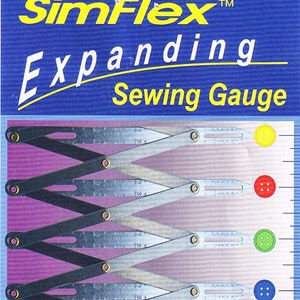 Simflex Expanding Sewing Gauge - Etsy