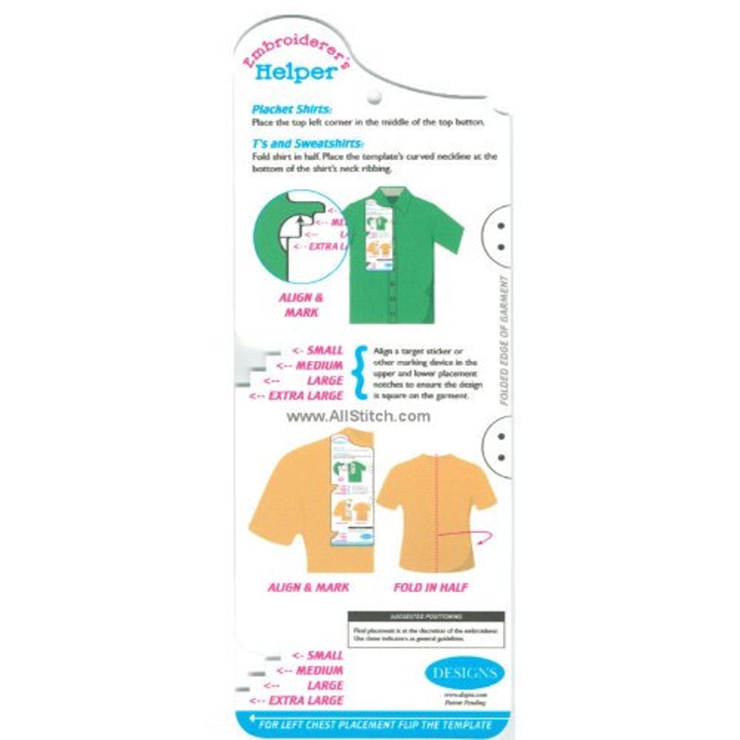 Embroiderer's Helper - Template Aid - Placement Tool - Etsy