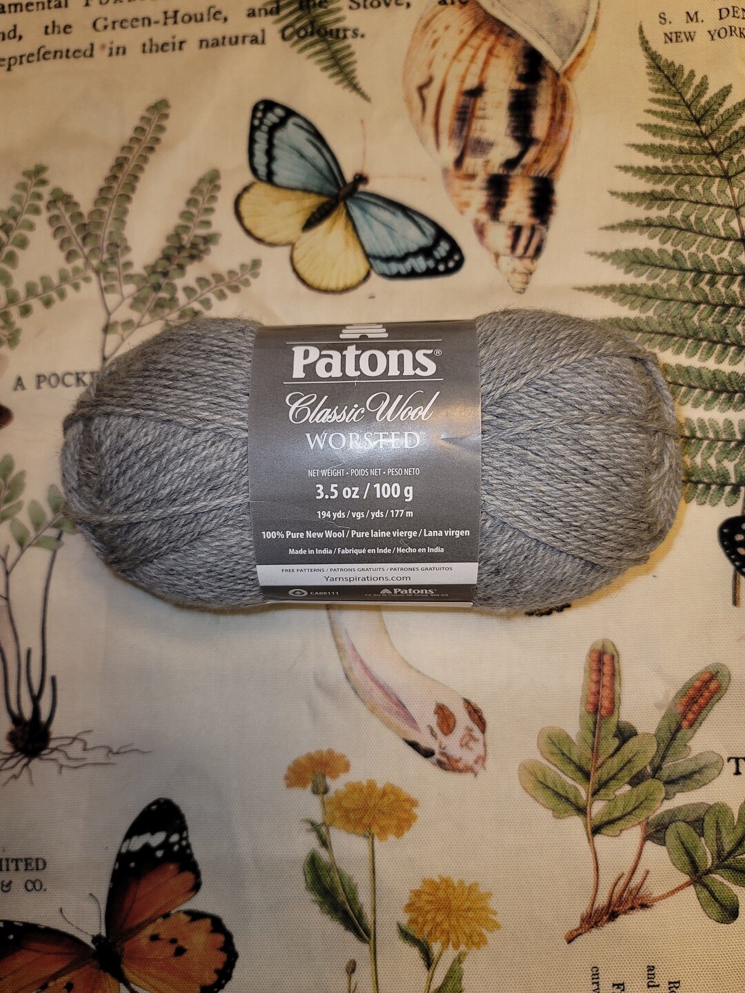 New PATONS CLASSIC Wool Worsted Yarn 1 Skein 100g 100% Wool - Etsy