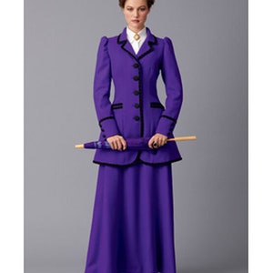 New OOP Victorian Suffragette Edwardian Day Suit Costume Top Skirt ...