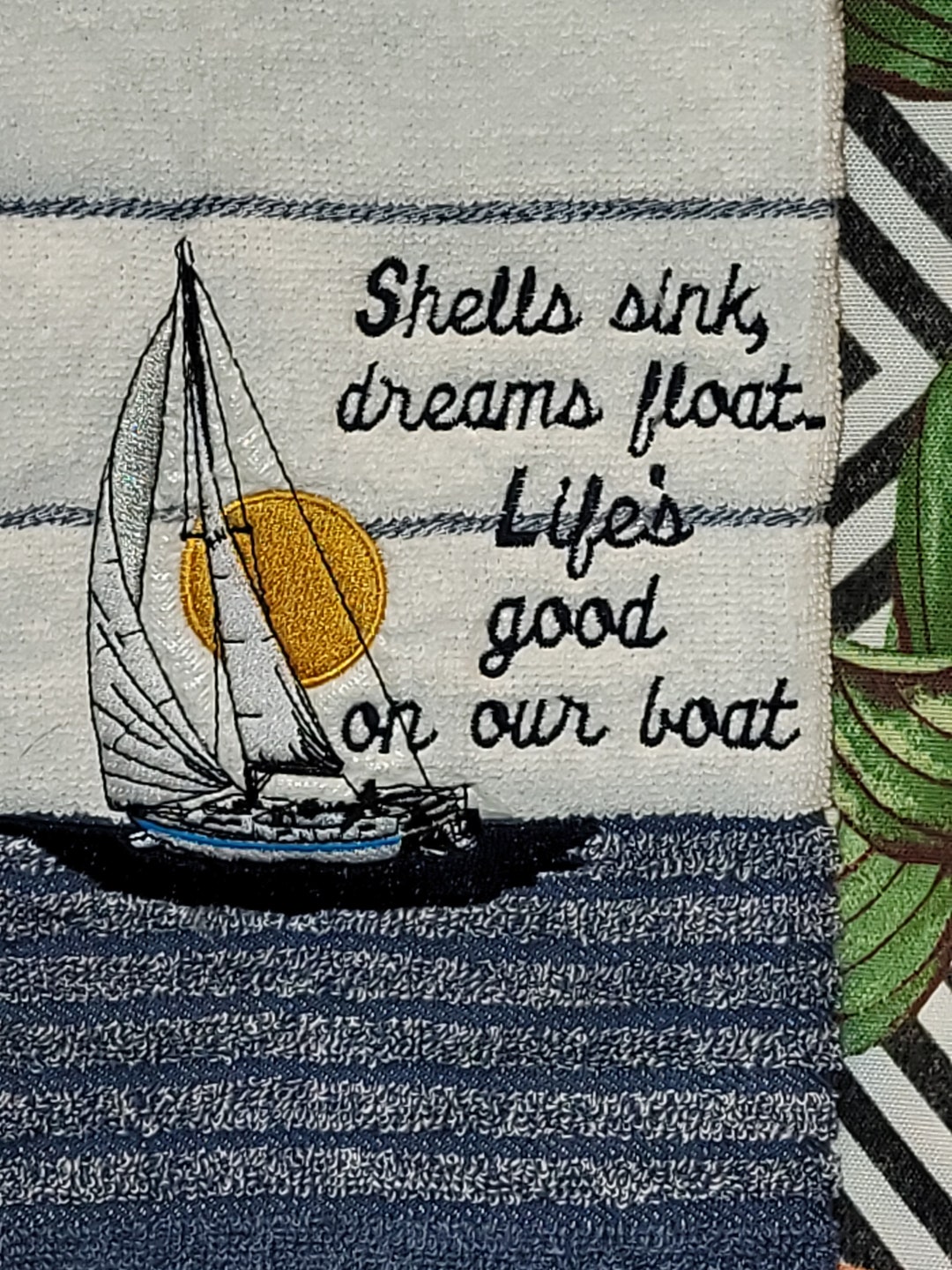 NEW Shells Sink Dreams Float Life is Good on Our Boat Margaritaville ...