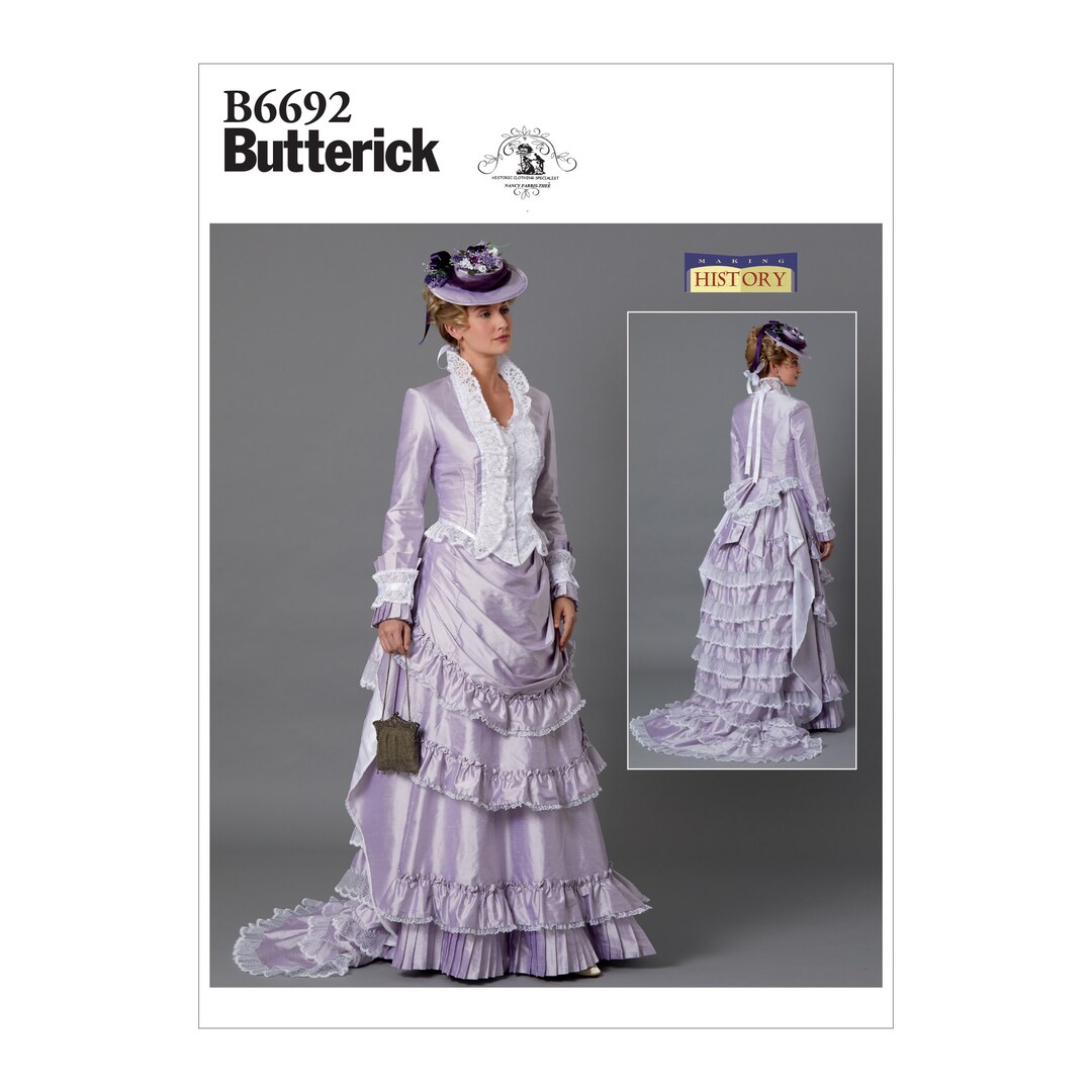 New Victorian Suffragette Edwardian Day Suit Costume Top Skirt Pattern ...